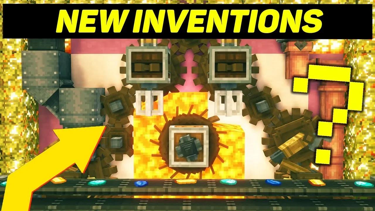 Create mod. More new inventions 1.16.5-1.18.2 (minecraft java edition)