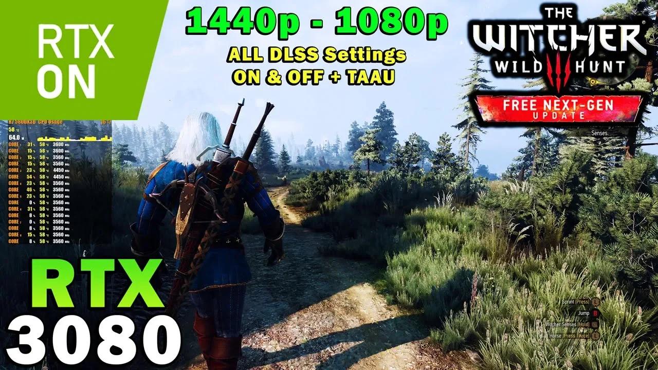 The Witcher 3 Next-Gen Ray Tracing | RTX 3080 | 5800X3D | 1440p - 1080p ...