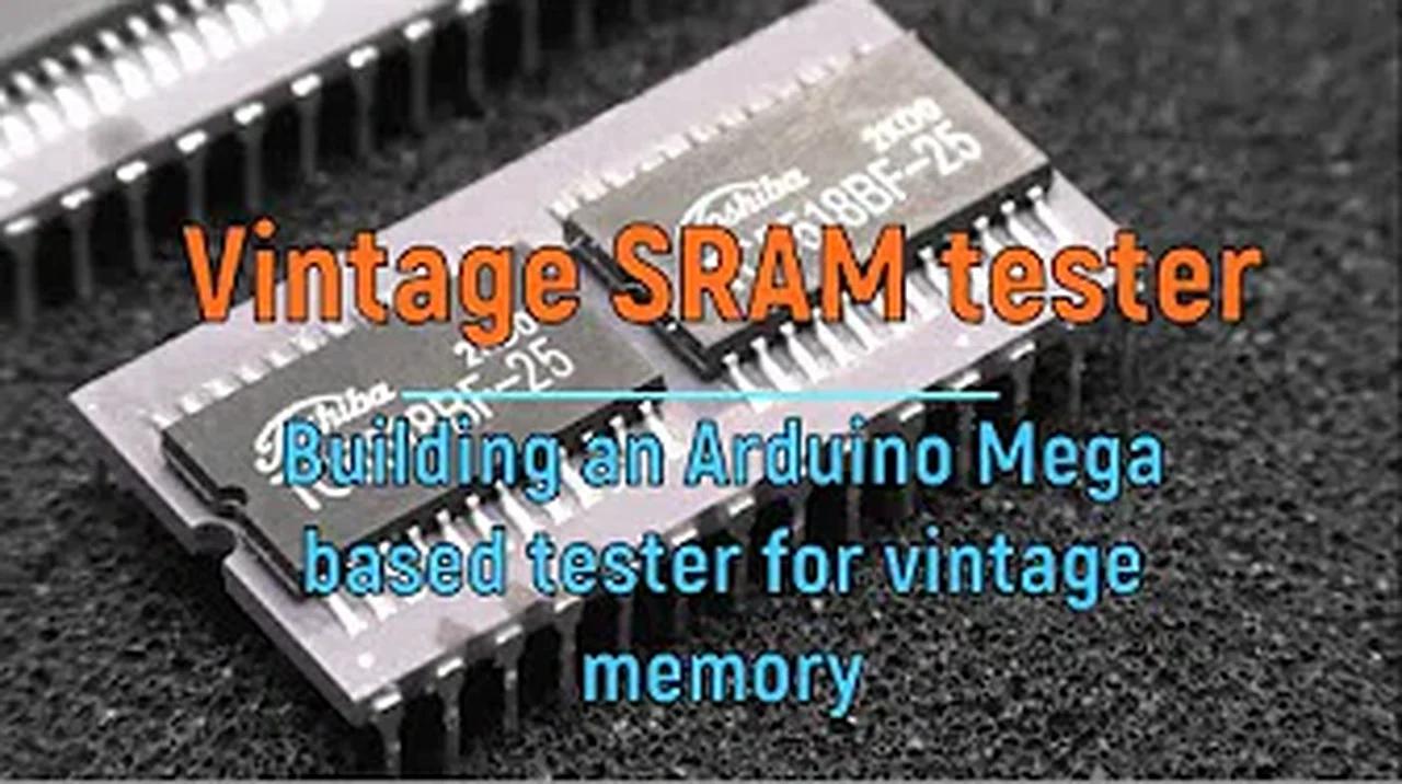 Build An Arduino Based Vintage Sram Tester For Trs 80 M100 Open Source