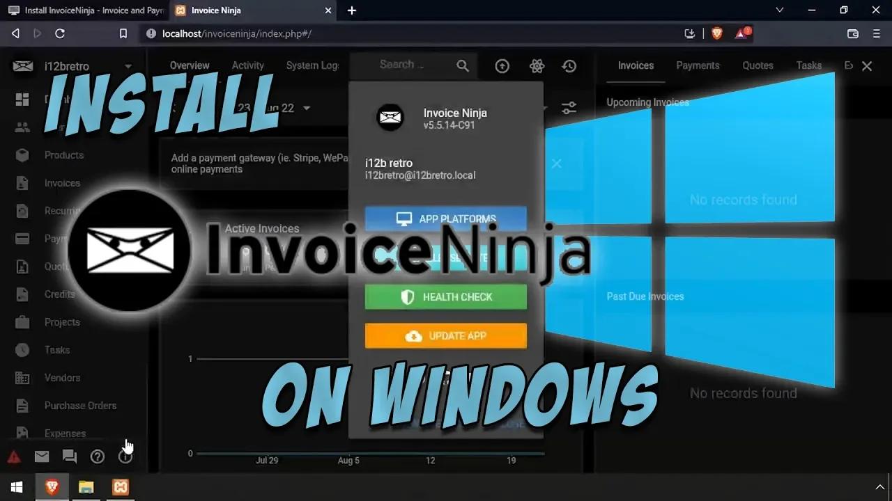 Install Invoiceninja Invoice And Payment Manager On Windows 6478