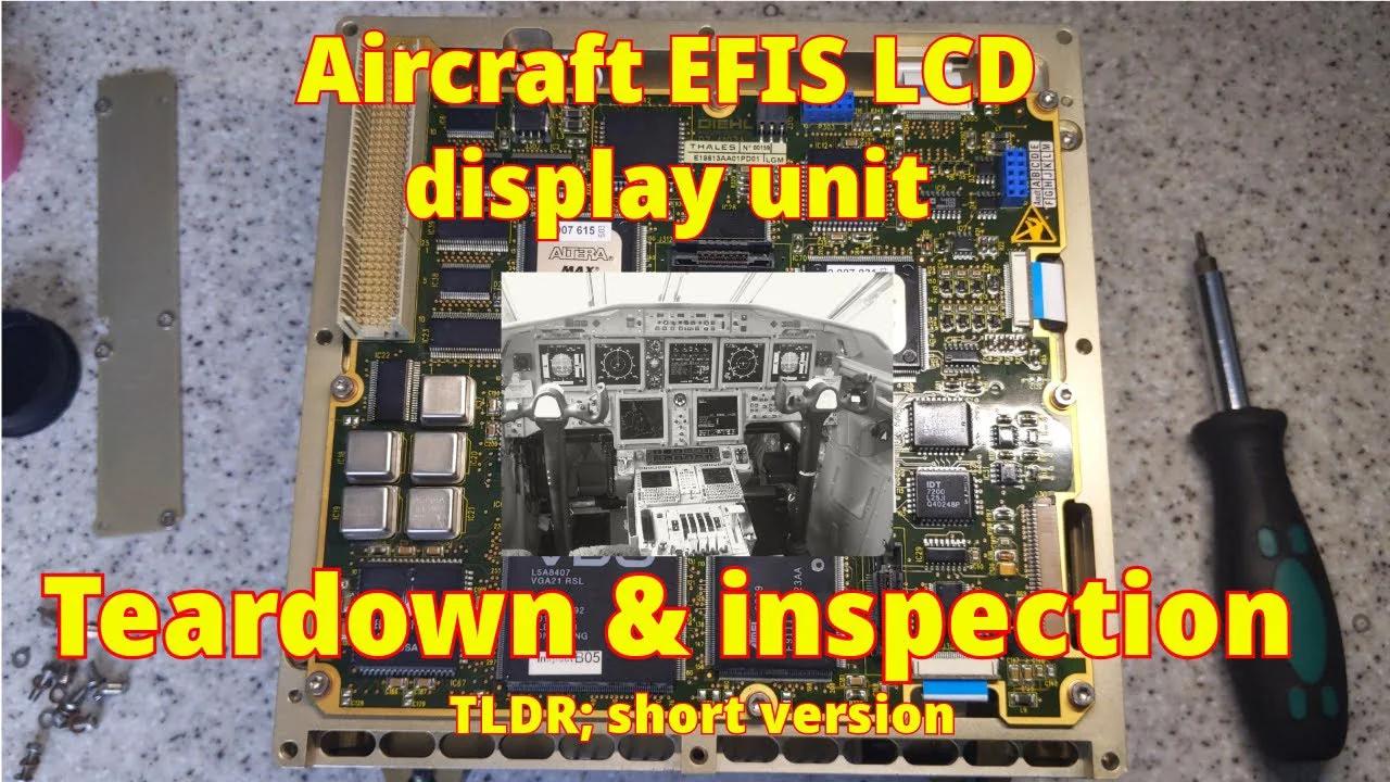 Aircraft EFIS display teardown from Nimrod MRA4 (short version) full ...