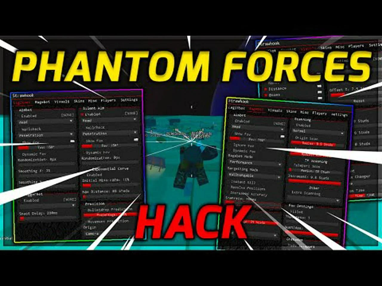 ROBLOX Phantom Forces Script GUI Hack | PASTEBIN 2022