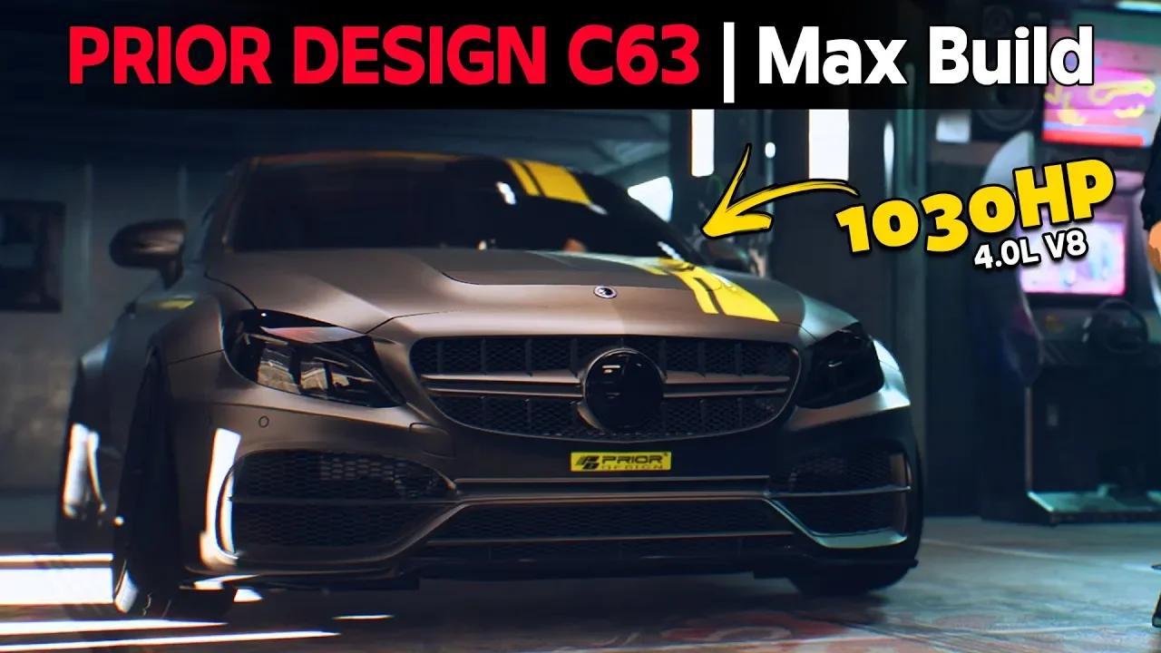 Need for Speed Unbound Gameplay - 1030HP+ MERCEDES-AMG C63 Coupe Customization | Max Build
