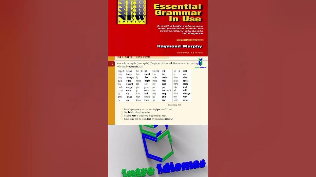 Unit 011 worked got went past simple Elementary Intro Idiomas Shorts