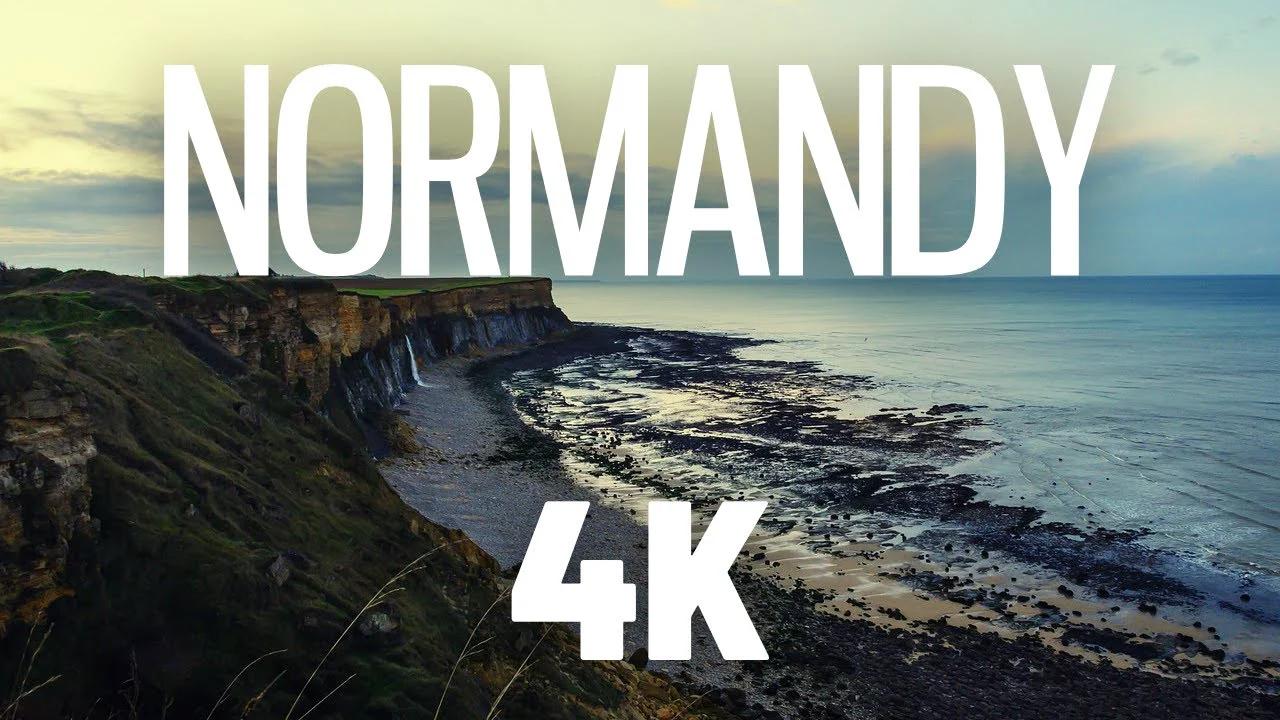 Fly Over Normandy | Normandy France 4k | 30 Minutes Small Emotions Music