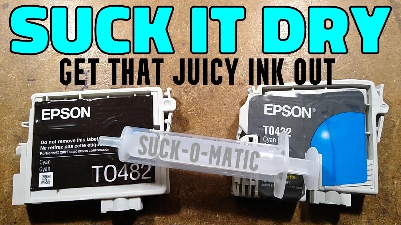 How much ink is in Epson cartridges?