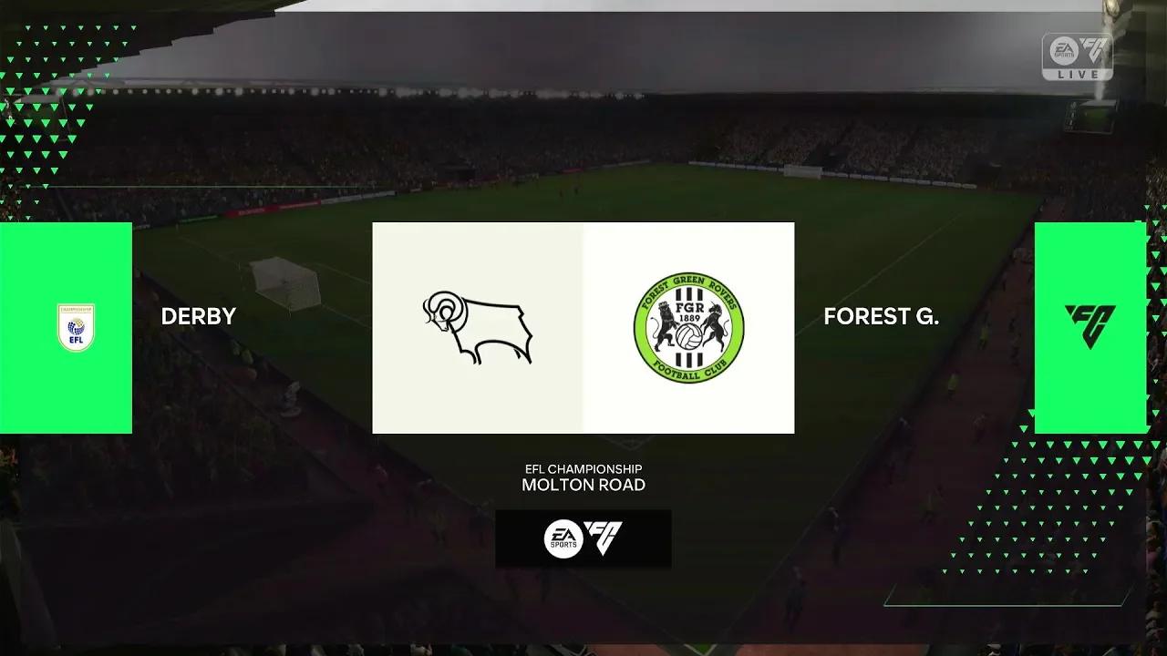 30 - EFL Championship - Derby County vs Forest Green Rovers (A) Season ...