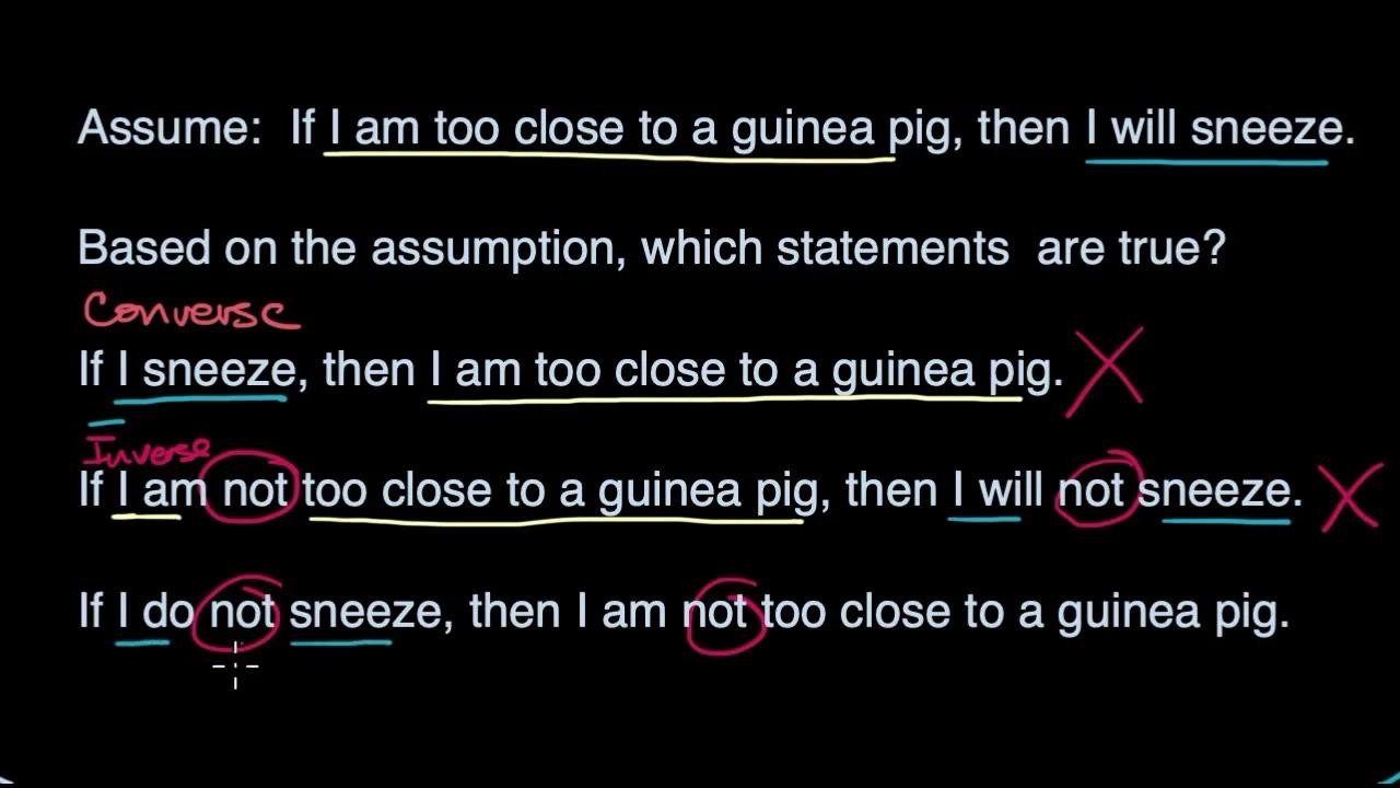 Conditional statements and logical equivalence | Geometry (TX TEKS ...