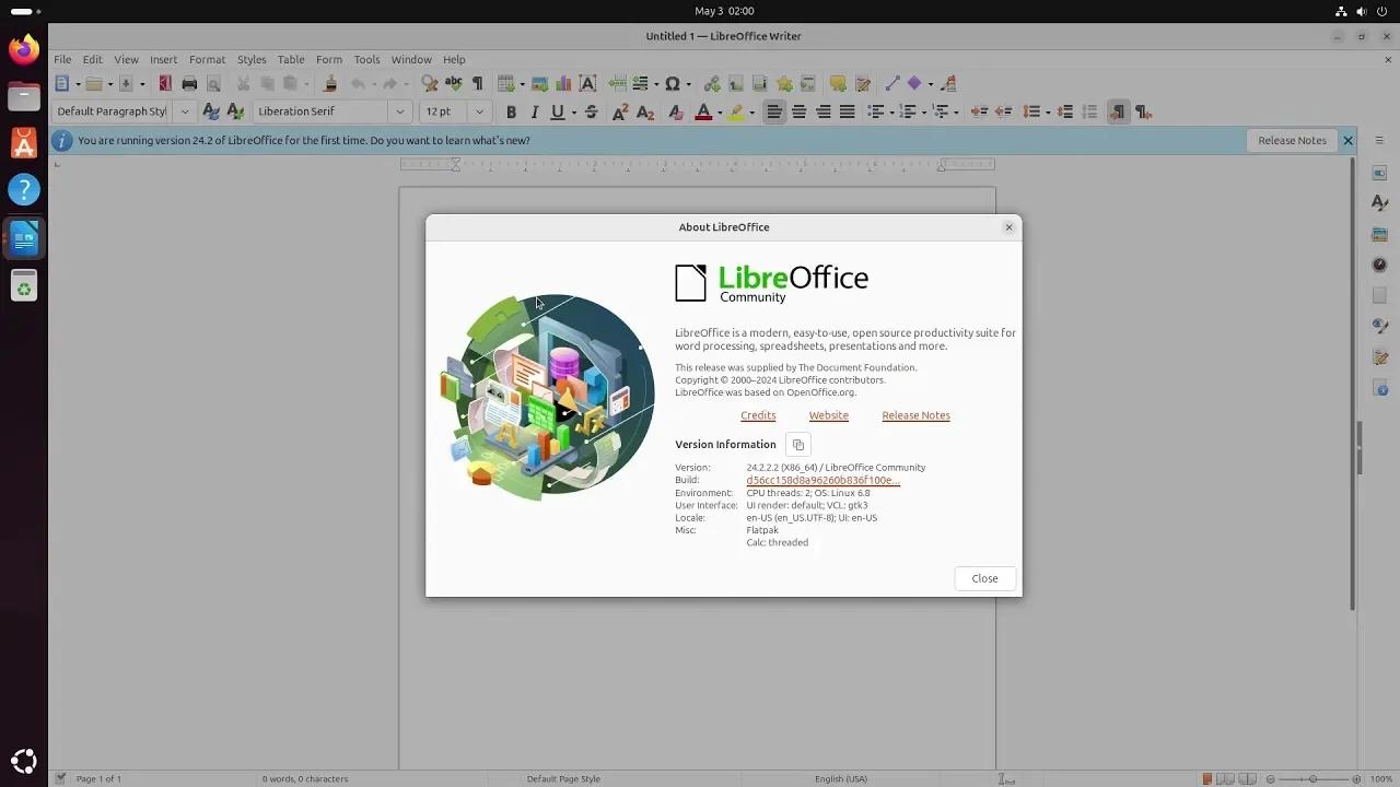 How to install LibreOffice on Ubuntu 24.04