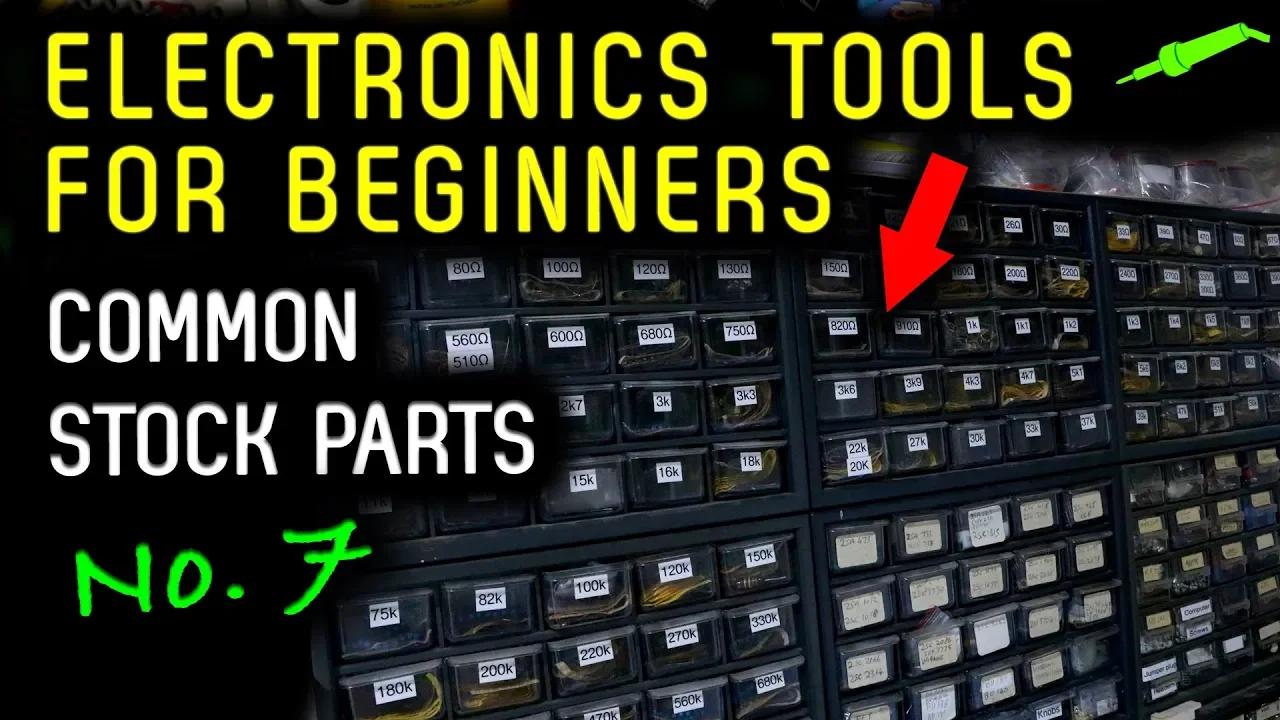 🔴 Electronics Tools For Beginners - No.7 - Common Parts - No.1008