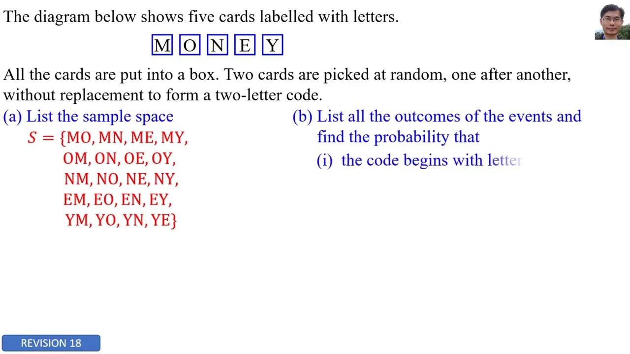 SPM Mathematics Revision 18 - Probability