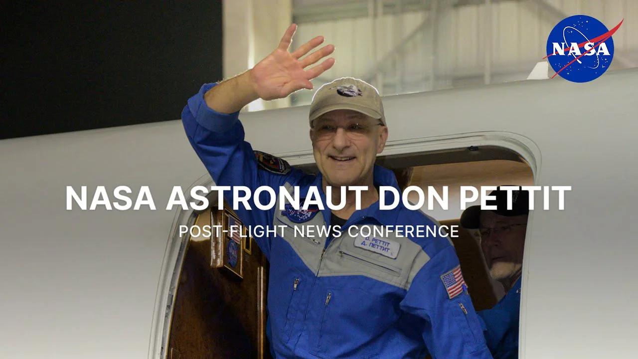 NASA Astronaut Don Pettit Post-Flight News Conference