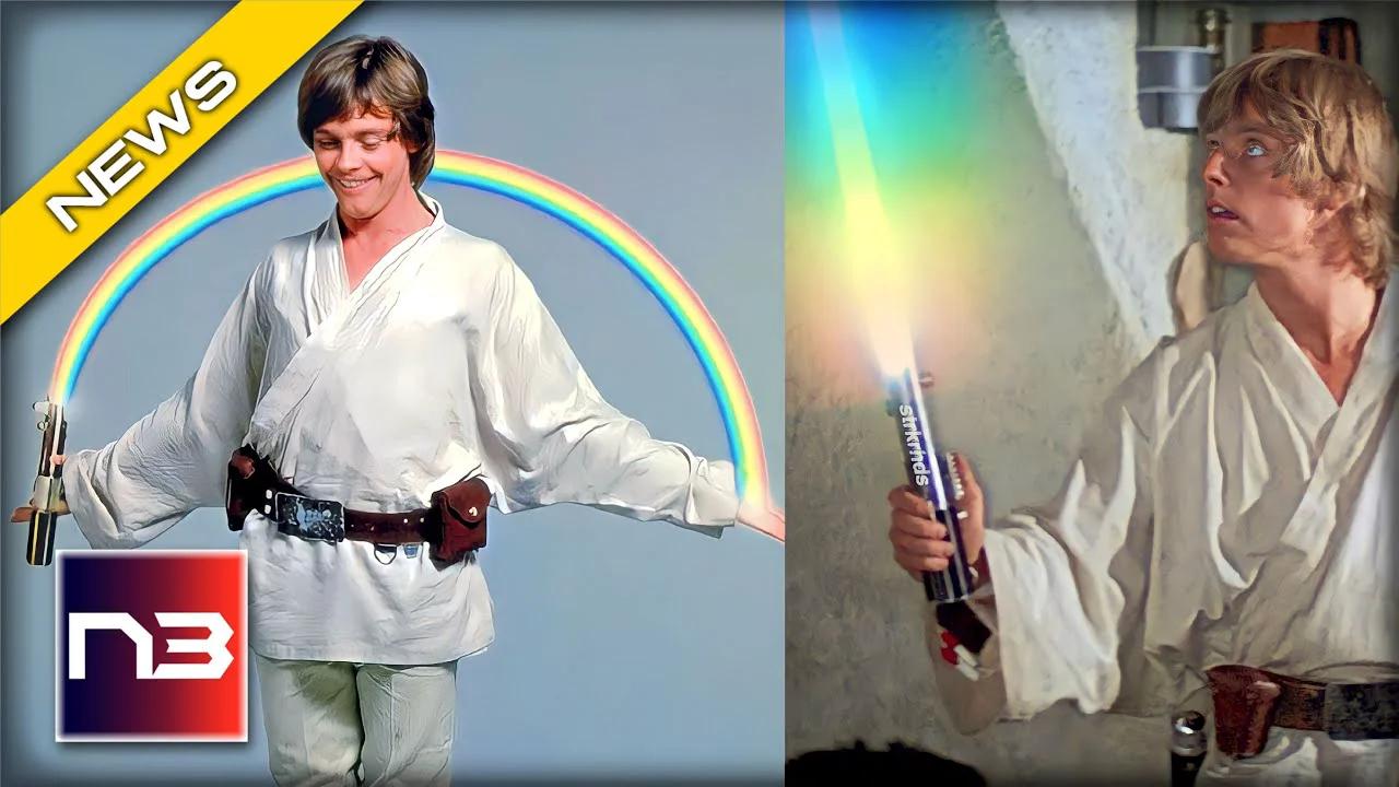 Rainbow Lightsaber For Luke? STAR WARS Fans BLINDSIDED After Woke ...