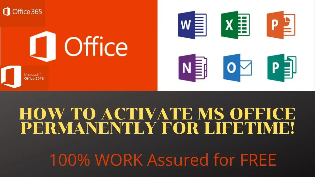 How to activate MS Office 2016 || 100% Effective Method & Secure || 2020