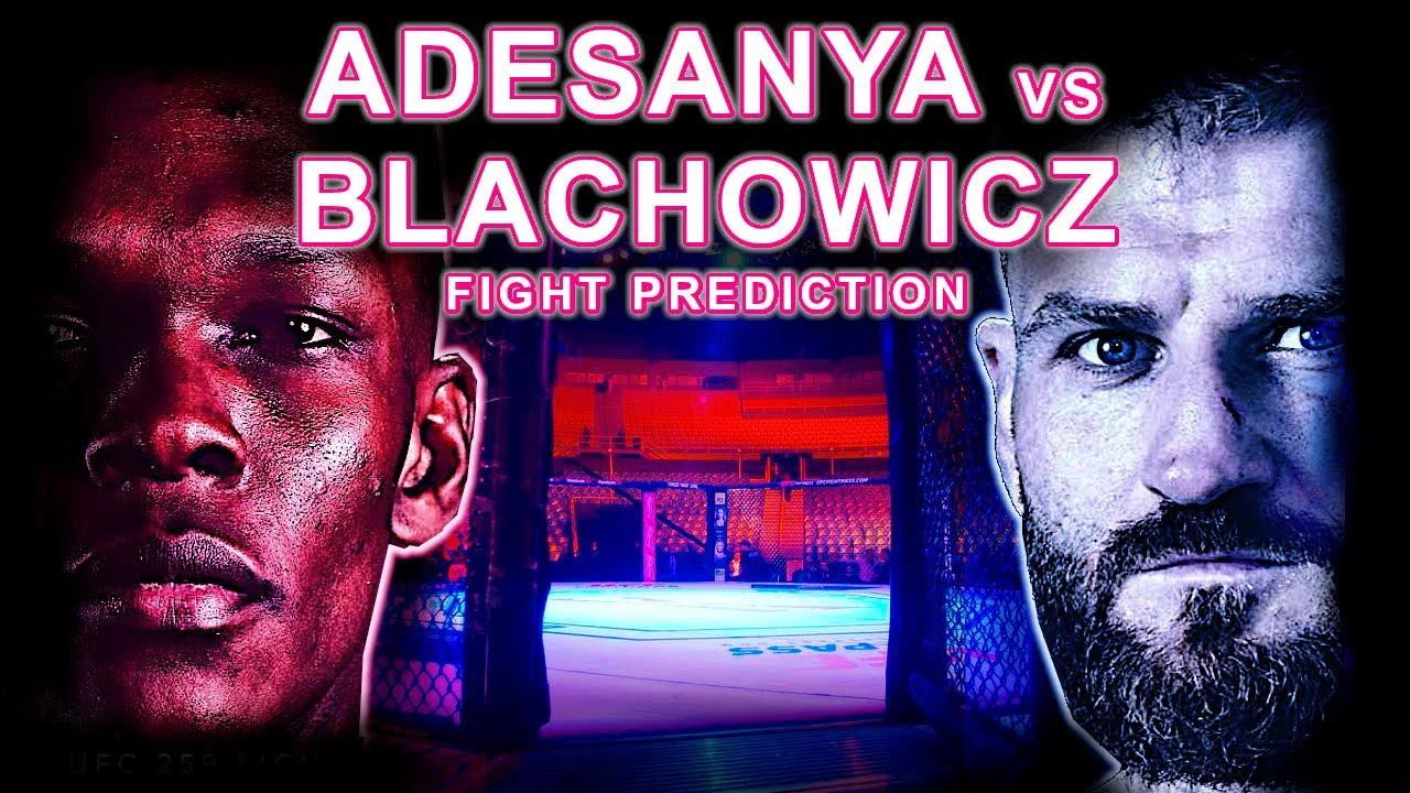 ADESANYA vs BLACHOWICZ (Fight Prediction)