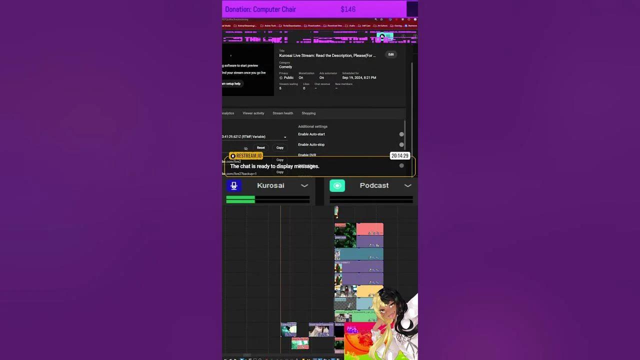 Kurosai Live Stream: Read the Description, Please(For Those Interested).