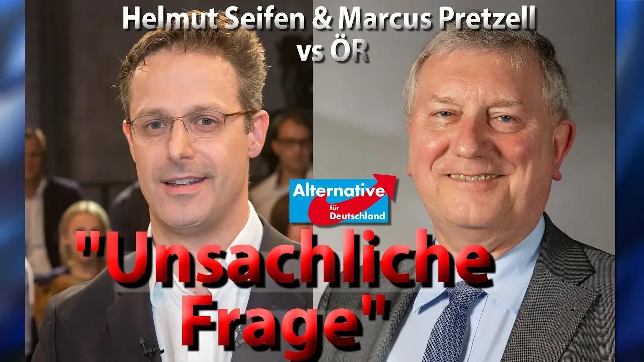 Wie Helmut Seifen (AfD) und Marcus Pretzell den WDR abwatschten - Analyse