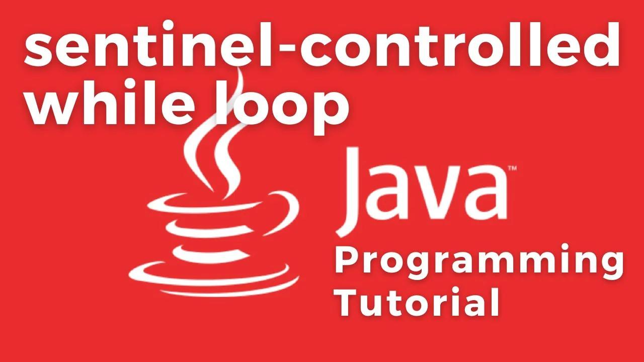 Sentinel controlled While Loop Java Tutorial With PRACTICAL Example