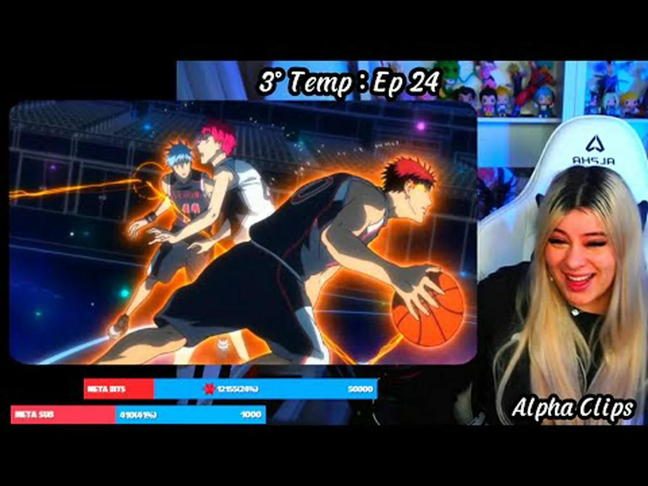 Mariana Alpha - O Verdadeiro Poder Da Zona | Kuroko No Basket | 3° Temp : Ep 24 [ React ]