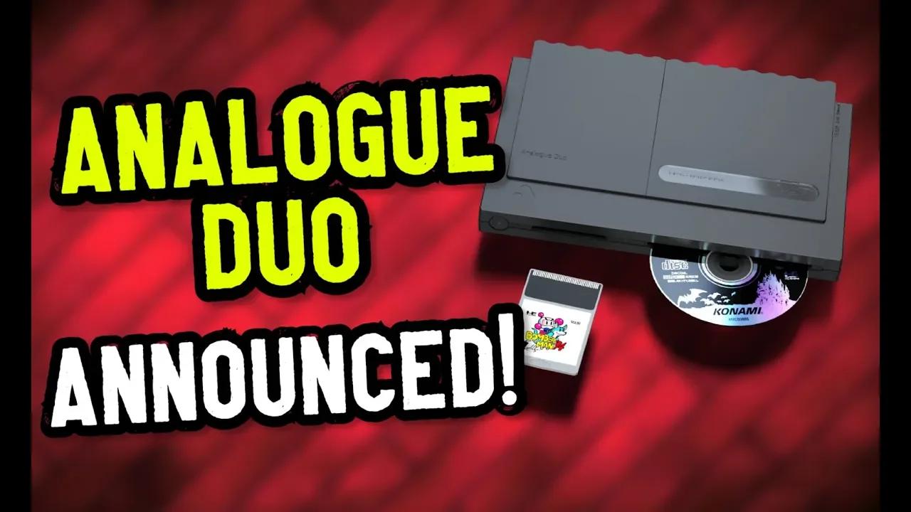 Analogue Duo ANNOUNCED!