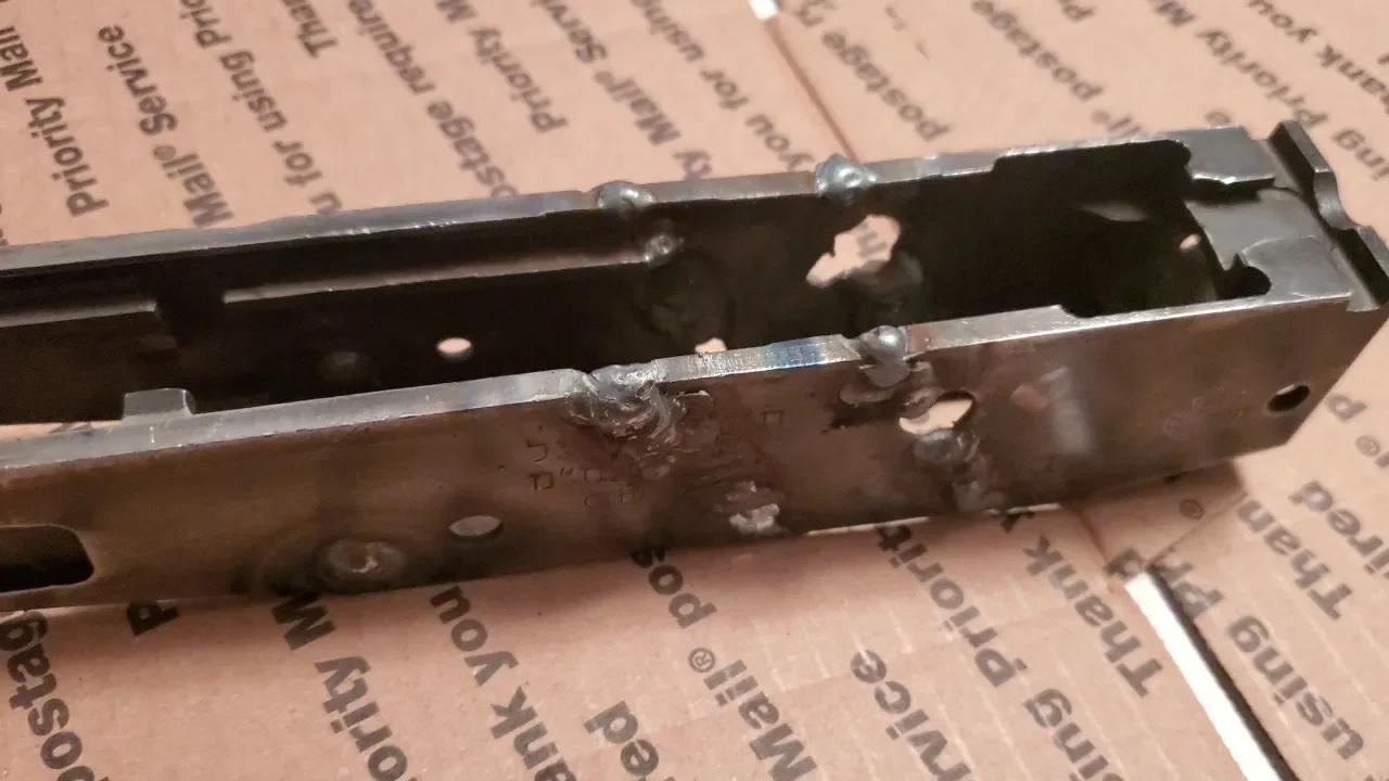 mostly rewelded Galil SAR demilled receiver (not AK 47)