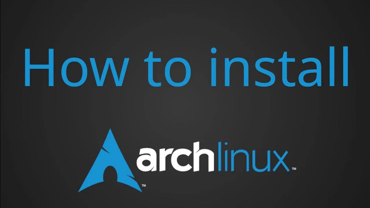 [GUIDE] How to install Arch Linux!
