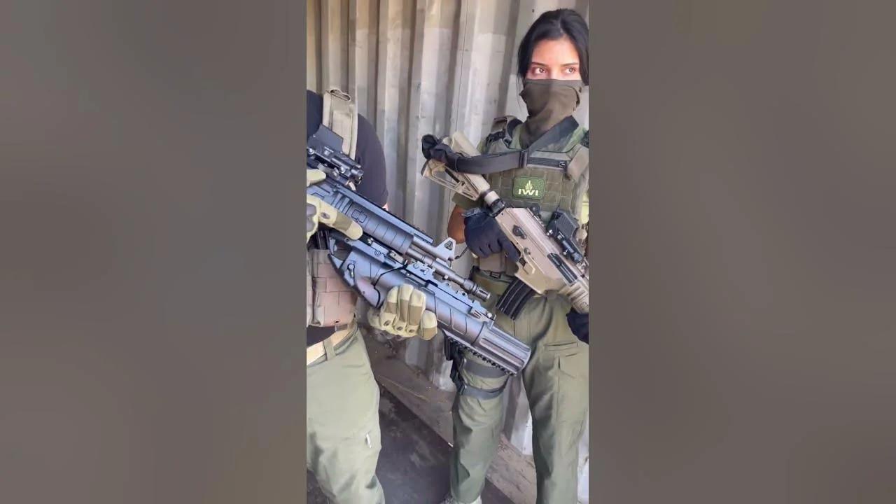 Galil ACE with GL40 grenade launcher