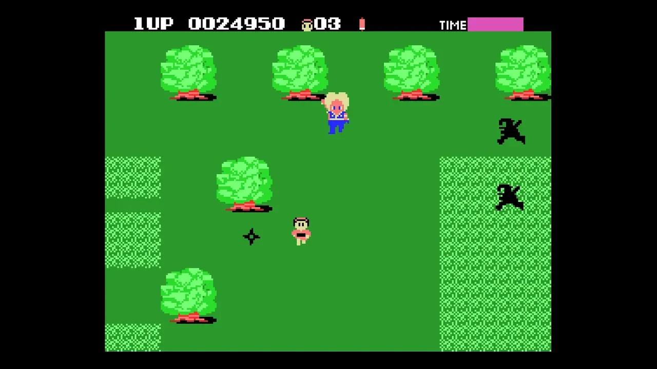 MSX Game: Ninja Princess (1986 Sega) Longplay with cheats