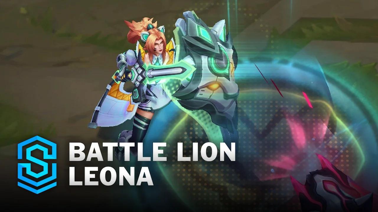 Battle Lion Leona Skin Spotlight - Pre-Release - PBE Preview - League ...