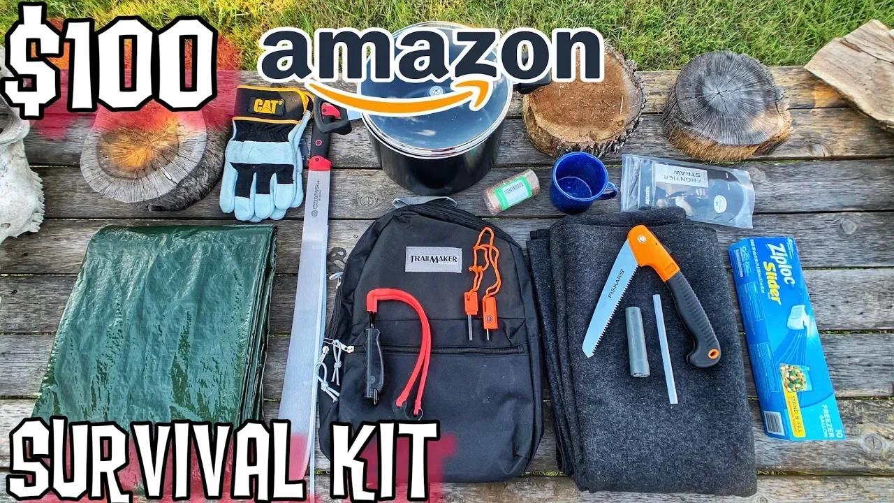 $100 Amazon Survival Kit - 7 Day Survival Challenge