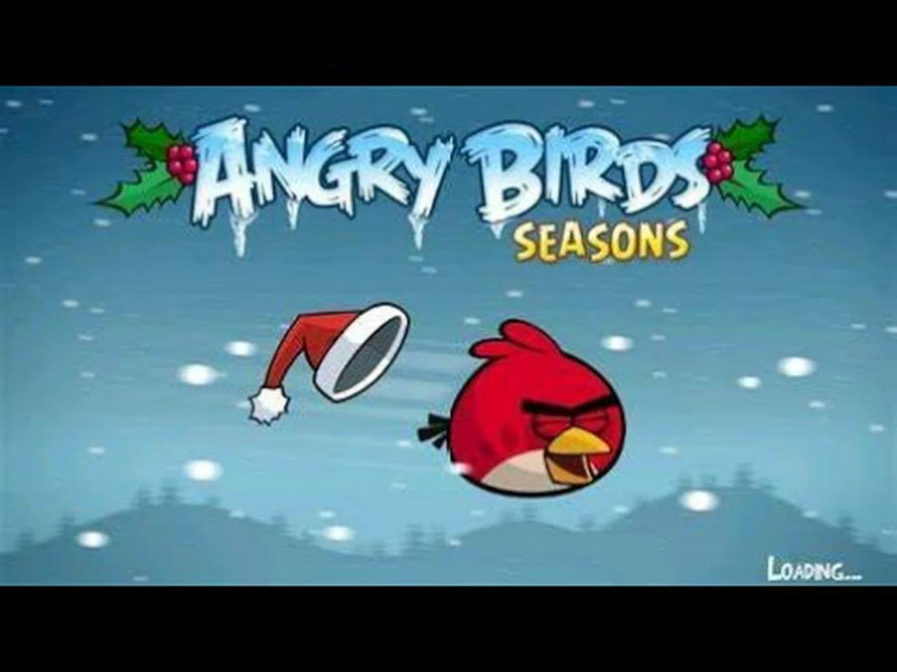 Angry Birds Christmas Special Gameplay part 2 Level Failed