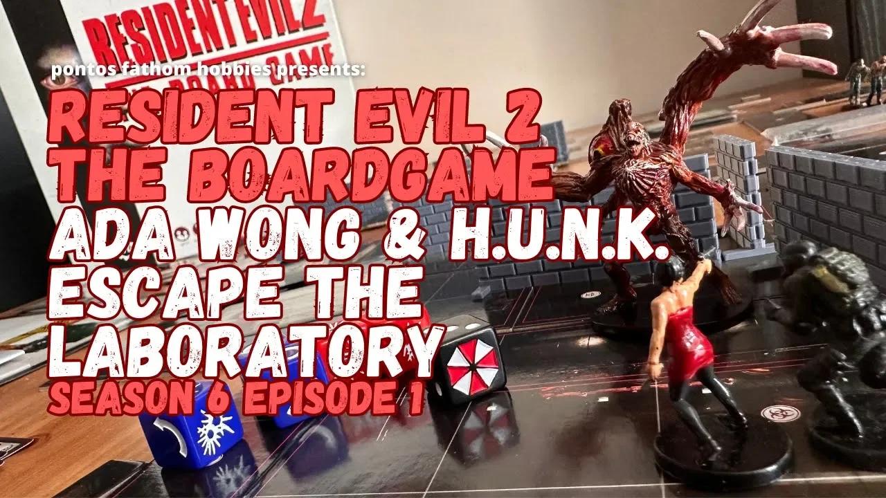 Resident Evil 2 Boardgame - S6E1- HUNK & Ada Wong - Escape the ...