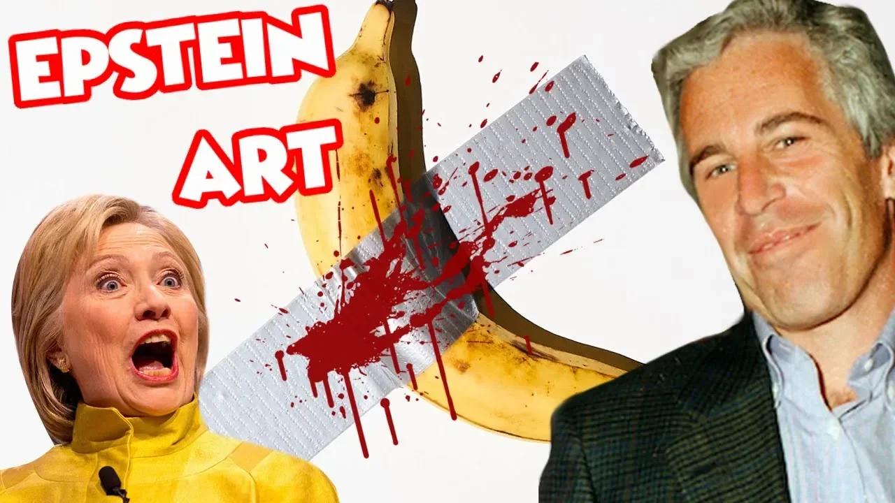 Epstein Didn't Kill Himself Art Replaces Tape Banana Masterpiece