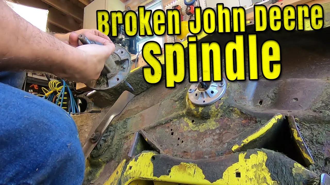 How to Replace a Broken Spindle on John Deere E180