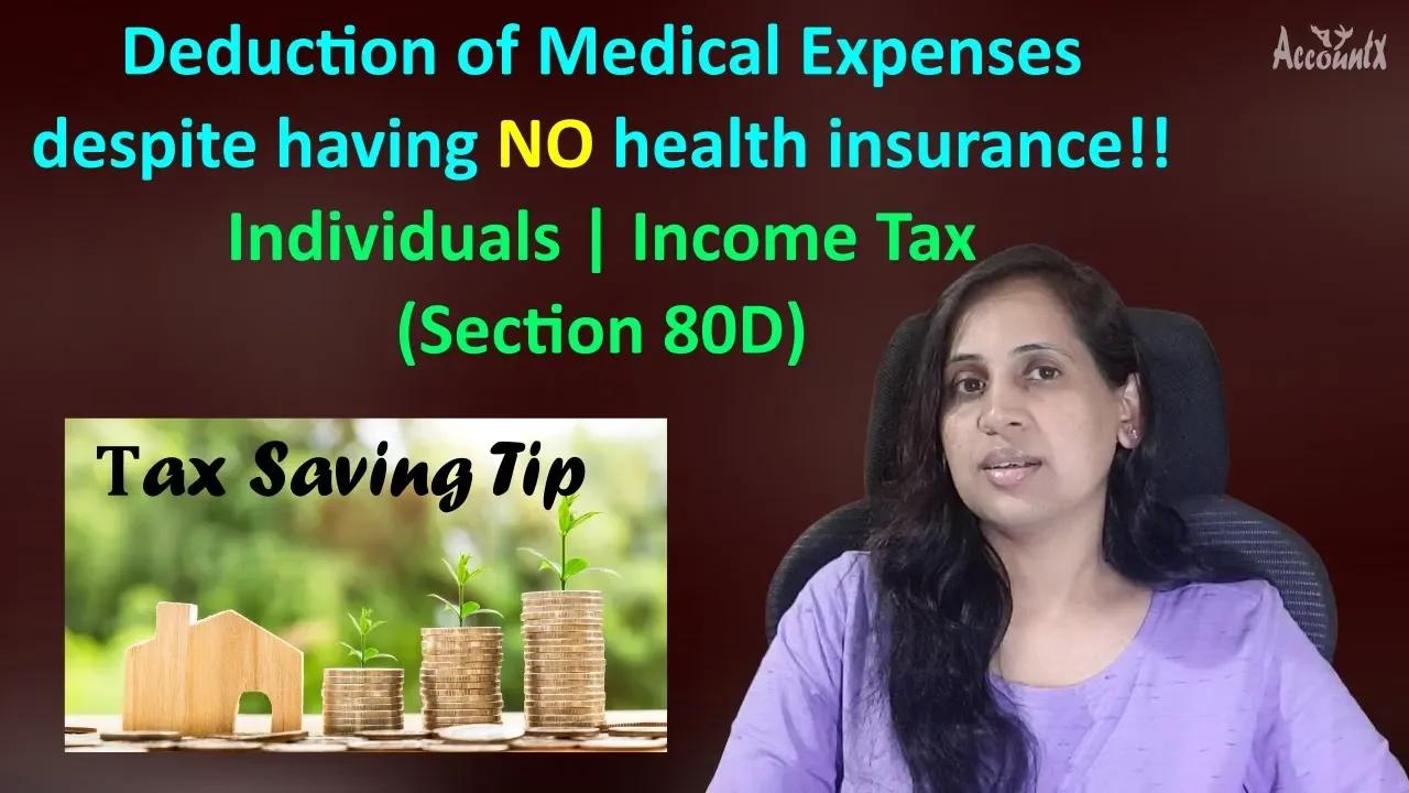 Deduction of Medical Expenses despite having no health insurance ...
