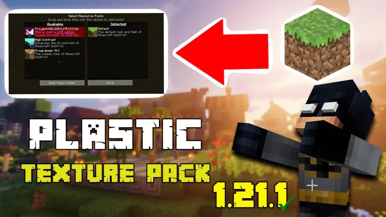 How To Download & Install Plastic Texture Pack for Minecraft 1.21.1