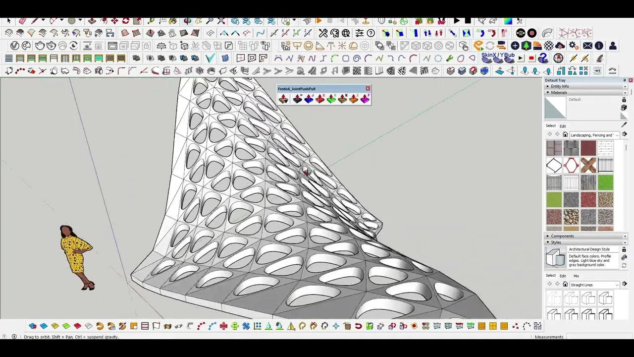 sketchup tutorial / create parametric design in SketchUp