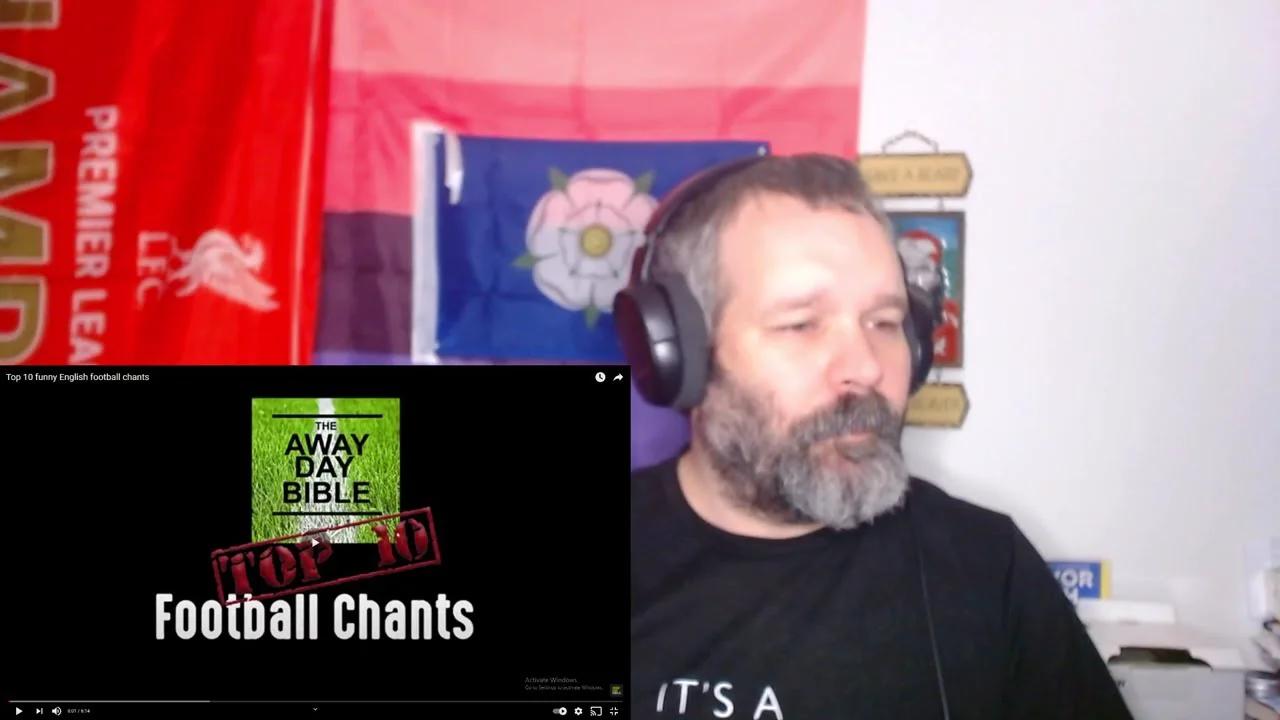 American Reacts to Top 10 Funny English Football Chants