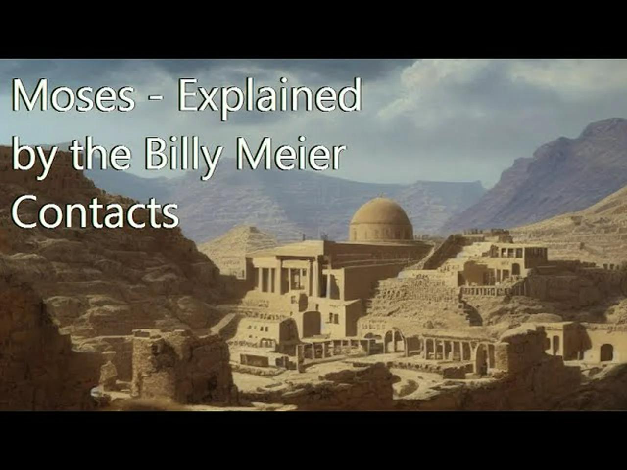Moses Explained by the Billy Meier Contacts