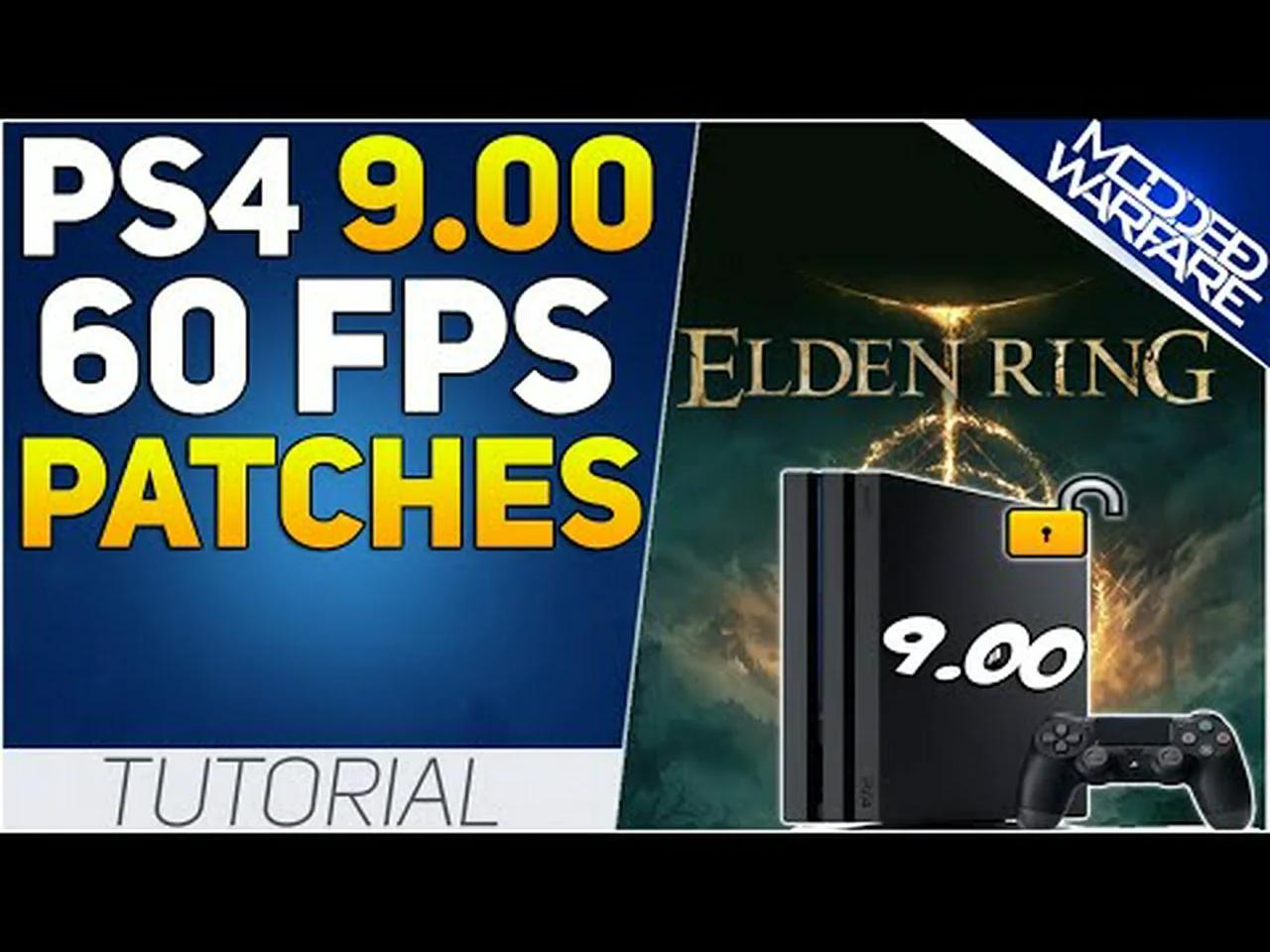 Installing Elden Ring 60 FPS Patches & Debug Menu on 9.00 PS4