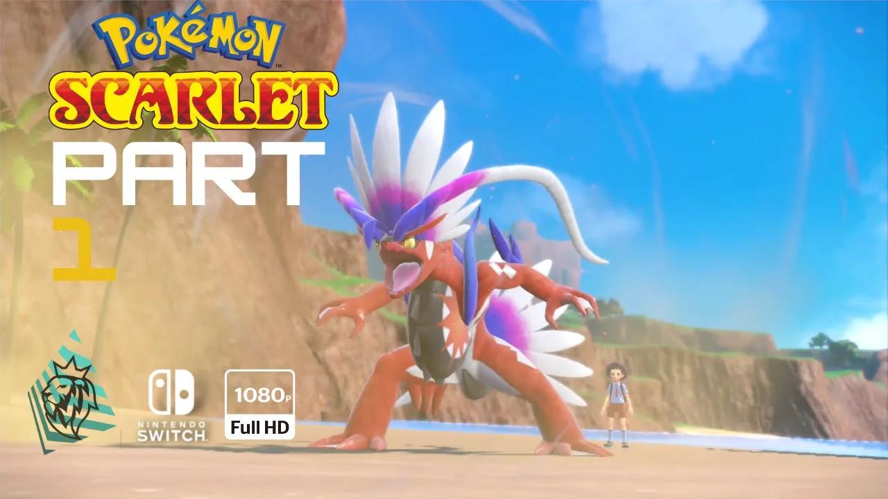 Pokémon Scarlet Switch Gameplay Walkthrough Part 1