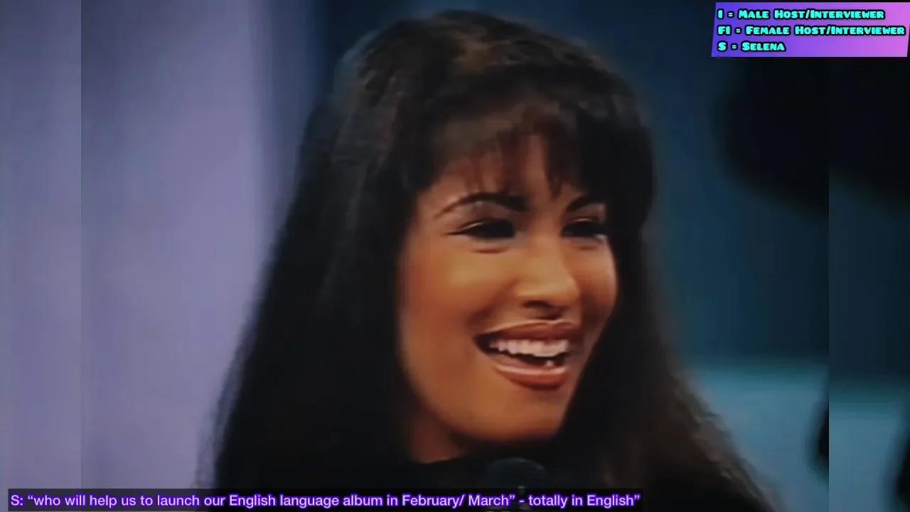 Selena Quintanilla Perez 💜 Spanish language Interviews Translated into ...
