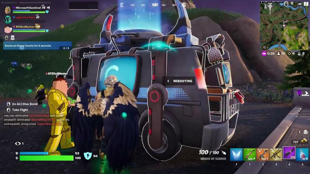 Fortnite Chapter 5 Season 2 As Zeus With Light Fire And Swagmaster