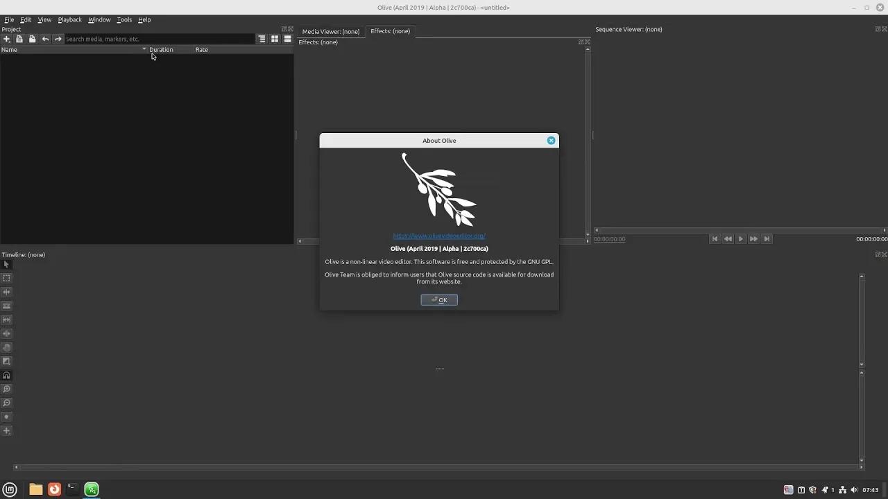 How to install the Olive video editor on Linux Mint 22