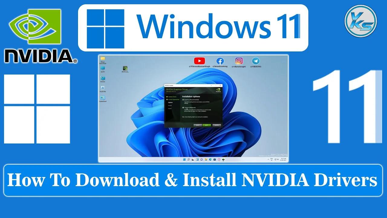 How To Download And Install Nvidia Graphics Driver in Windows 11 (official)