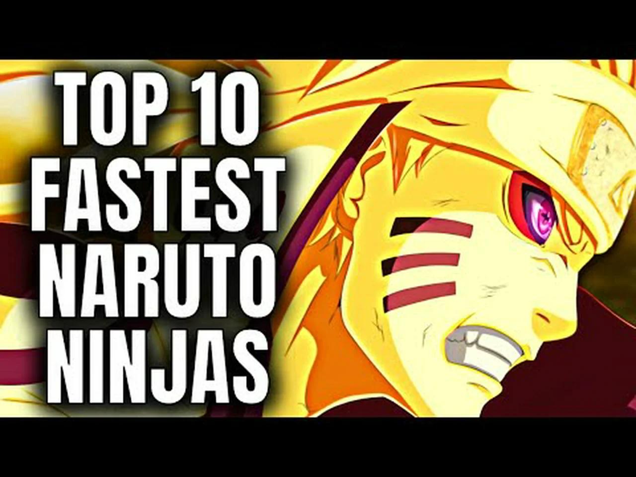Top 10 FASTEST Naruto Characters