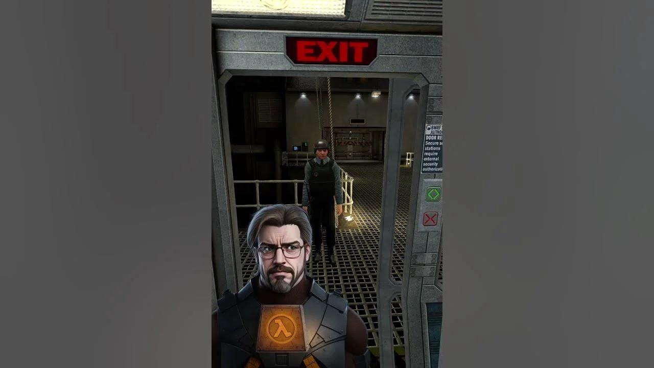 Teaching Gordon Freeman to Play Video Games | Black Mesa #shorts #gaming