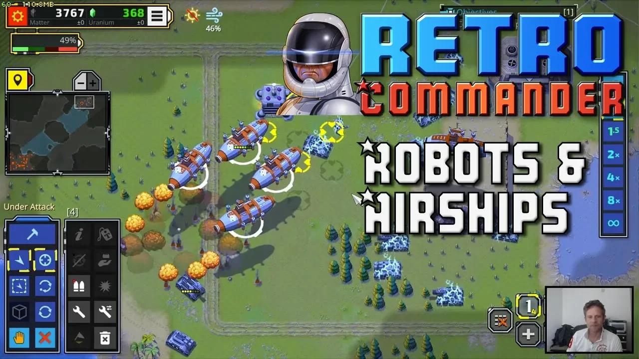 Retro Commander (RTS): ELC Tech (Robots & Airships)