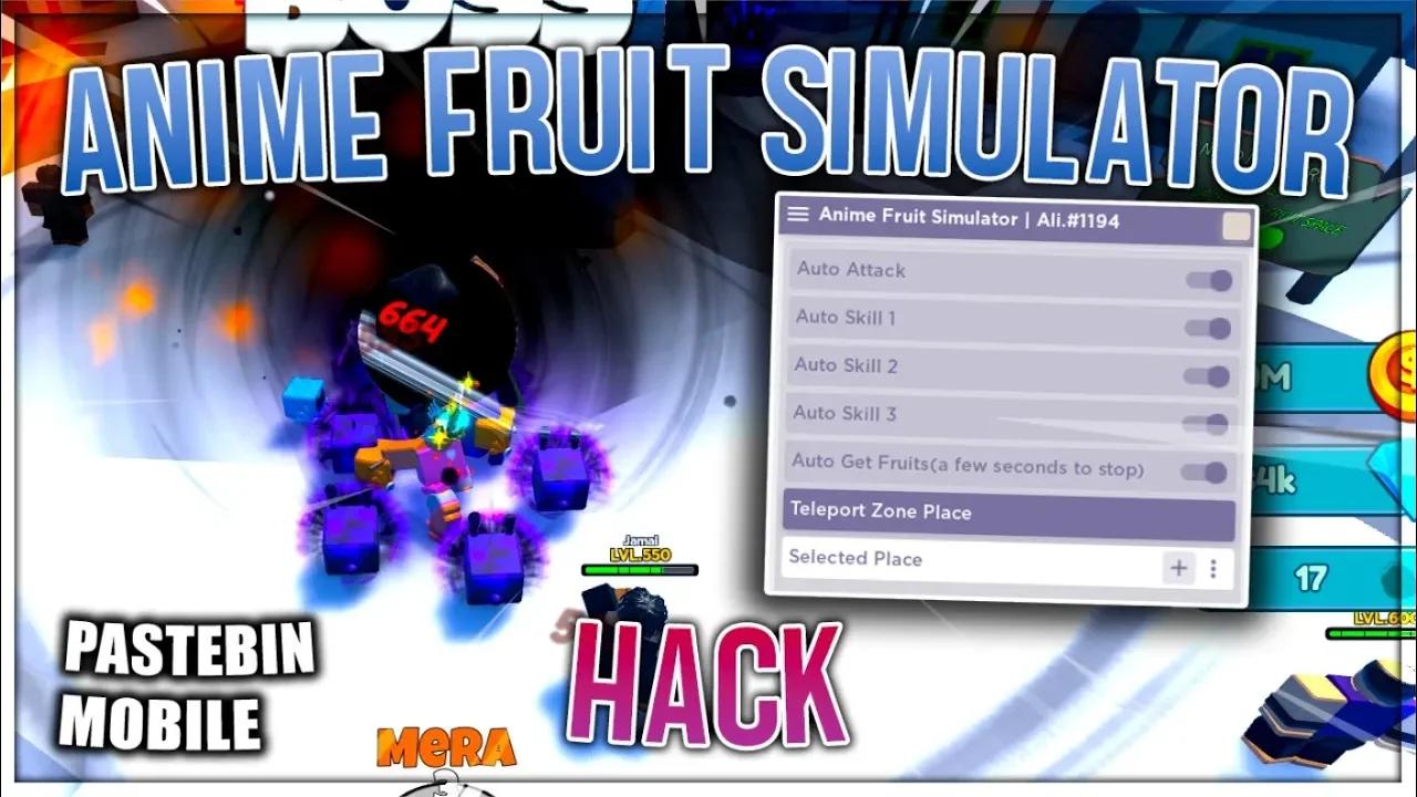 🍎⚔️ Anime Fruit Simulator Script Hack PASTEBIN 2023 GUI 🍎 AutoFarm ...