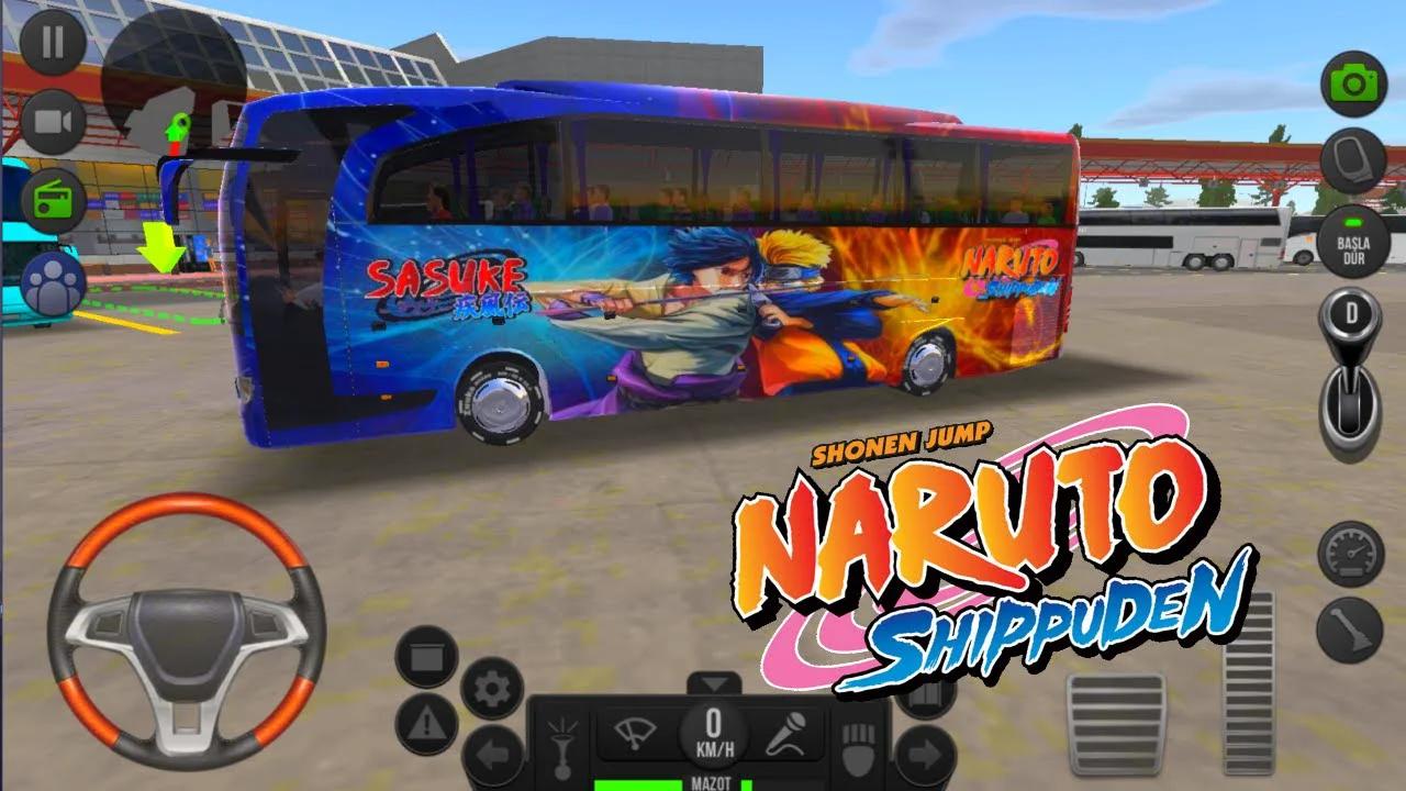 NARUTO vs SASUKE Mercedes Travego 15 Bus Skin - Otobüs simulator Ultimate